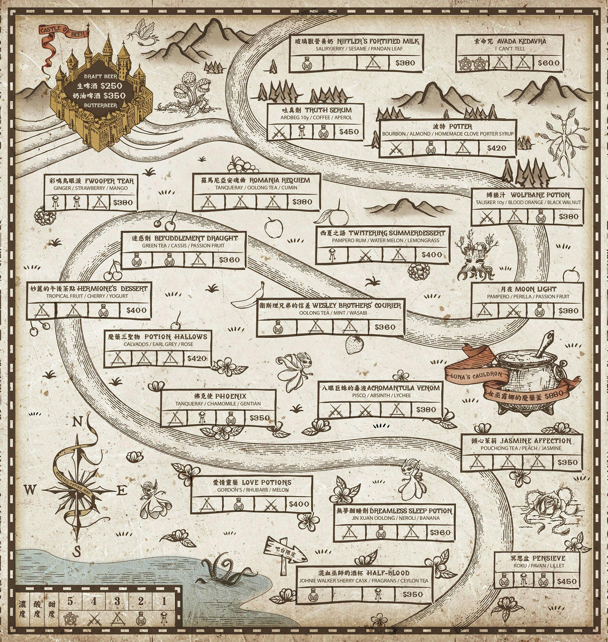 Potions Magic Bar | Book Now! - inline online bookings